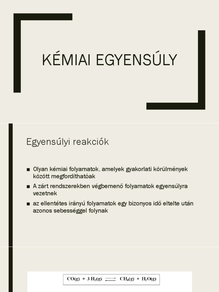 Egyensúlyi És Sav-Bázis Reakciók | PDF