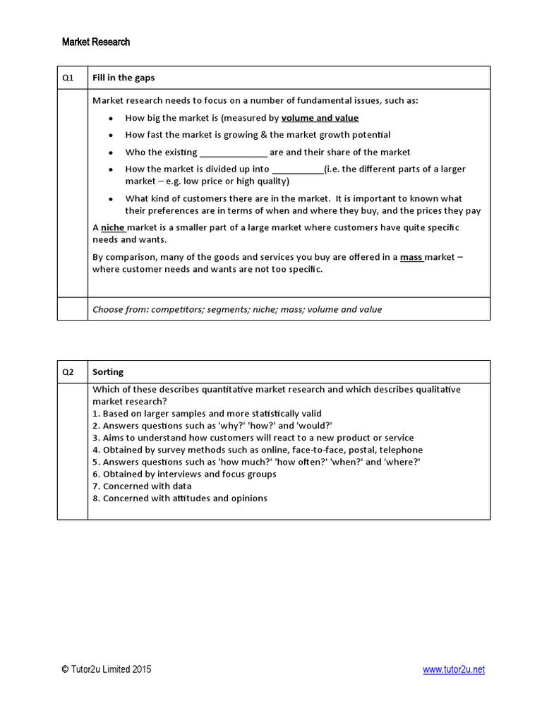 2 - Market Research | PDF | Marketing Research | Focus Group