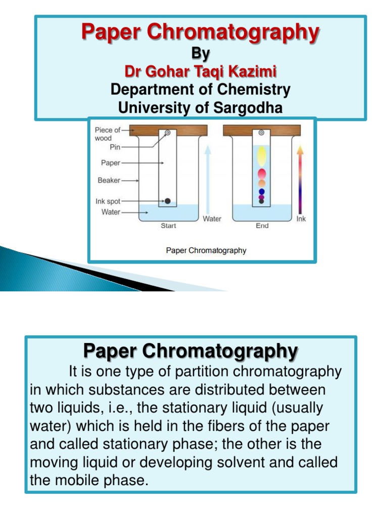 Overview of Paper Chromatography Techniques | PDF | Chromatography ...