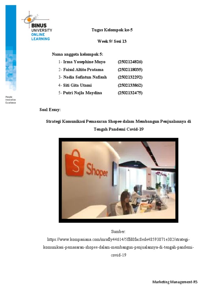 2211 MKTG6113038 D4ea TK4-W9-S13-R5 Team5 | PDF