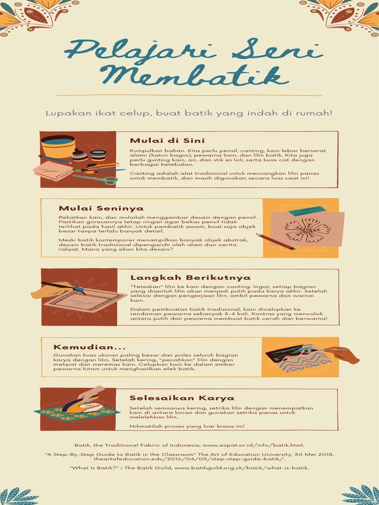Panduan Membatik Indah di Rumah | PDF