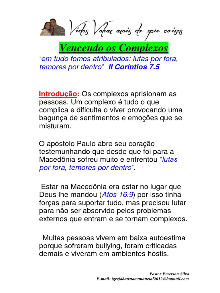 COMPLEXOS | PDF | Elias | Deus