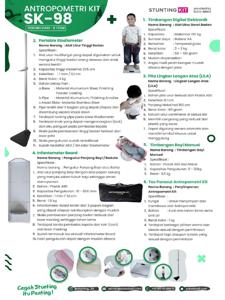 Brochure Antropometri Kit Sk98 | PDF