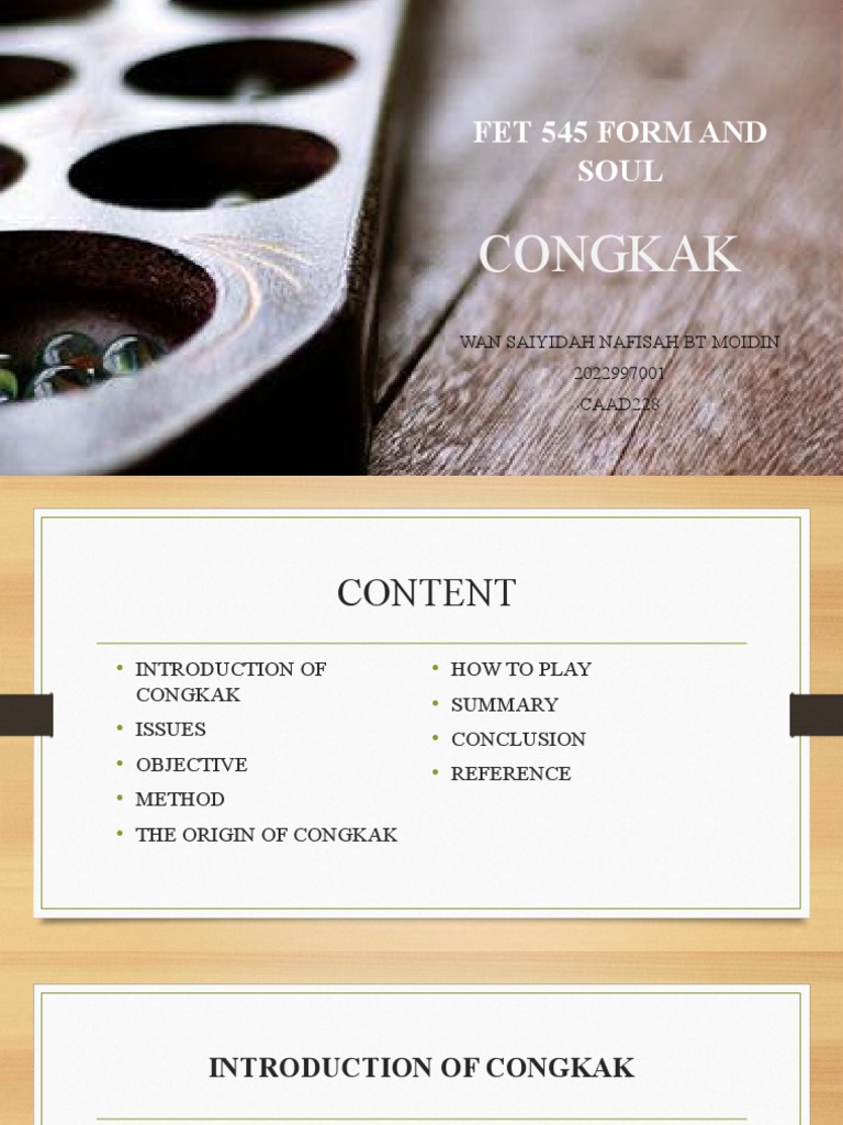 Congkak: Traditional Malay Game | PDF | Malaysia