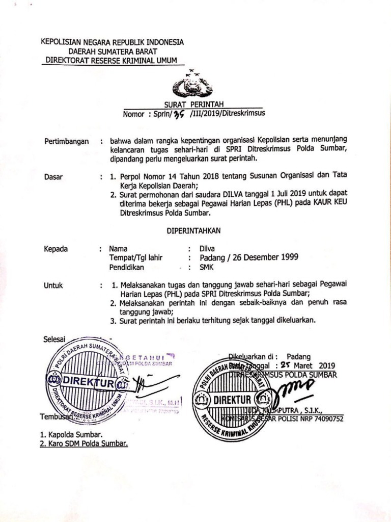 Sprin PHL Awal Dilva | PDF