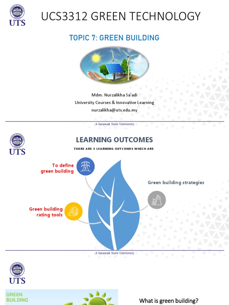 Topic 7 Green Building | PDF | Green Building | Natural Environment