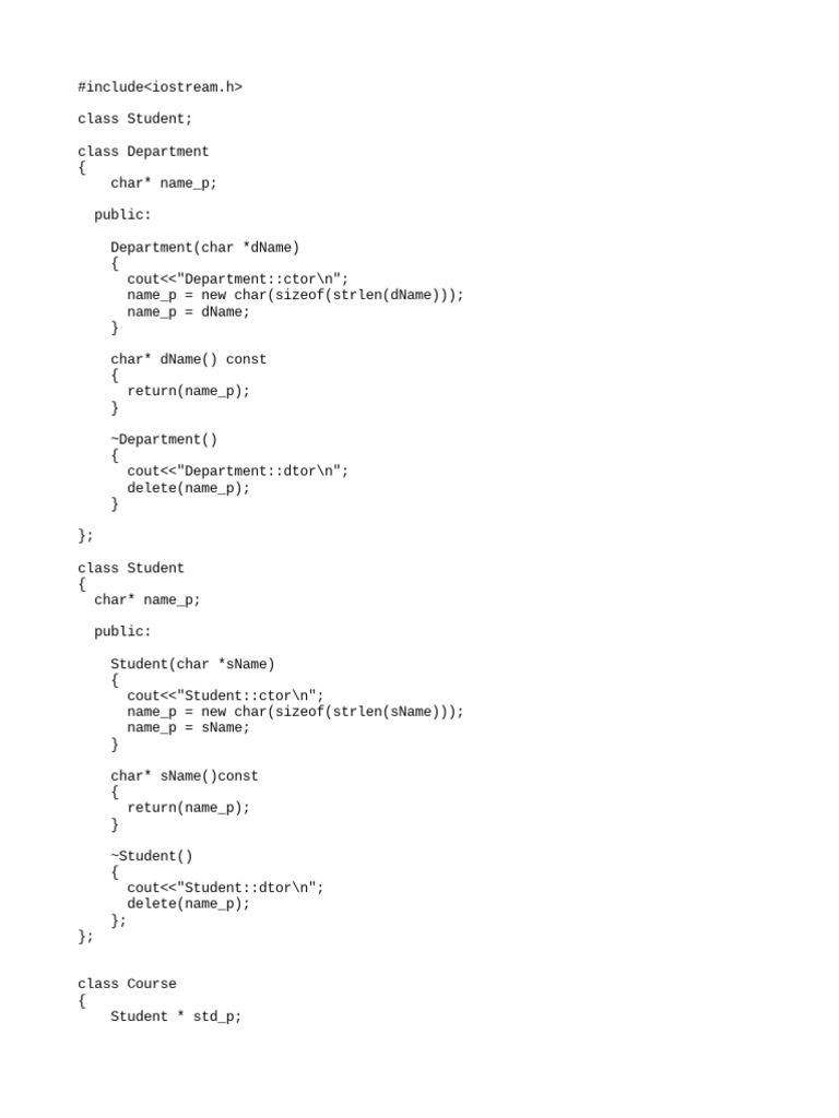 Association Pdf Constructor Object Oriented Programming Programming