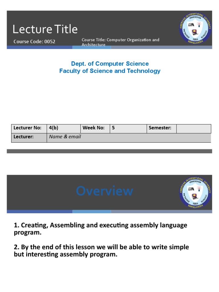 An Assembly Language Program to Read a Character from the Keyboard and ...