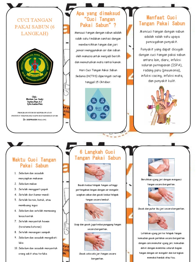 Leaflet Cuci Tangan | PDF