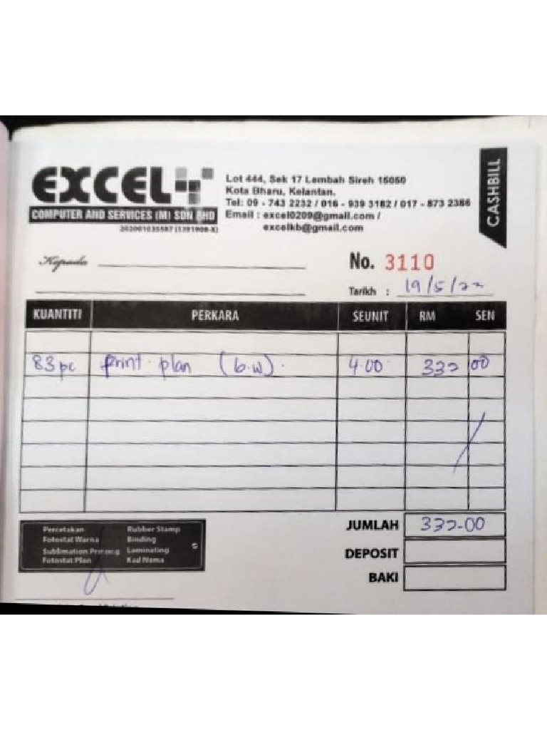 Resit Print Out A1 19.5 | PDF