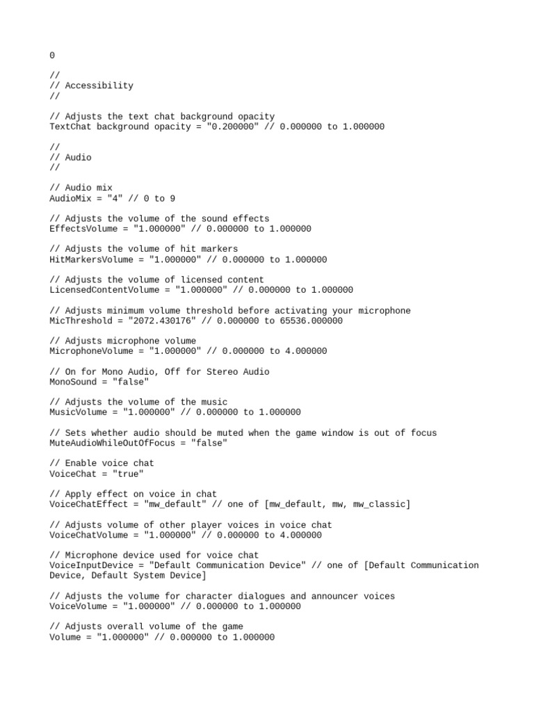 Settings 2 Local Iw9 | PDF | Telescopic Sight | Field Of View