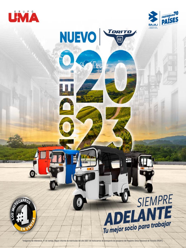 Brochure Torito Modelo 2023 | PDF | Carros deportivos | Industria ...