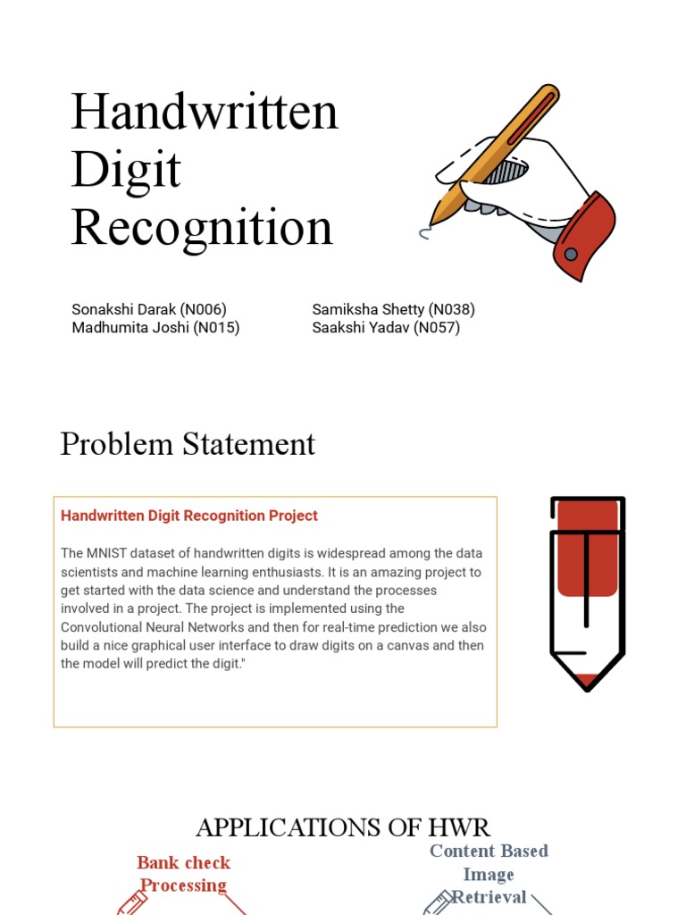 Handwritten Digit Recognition Pdf Optical Character Recognition