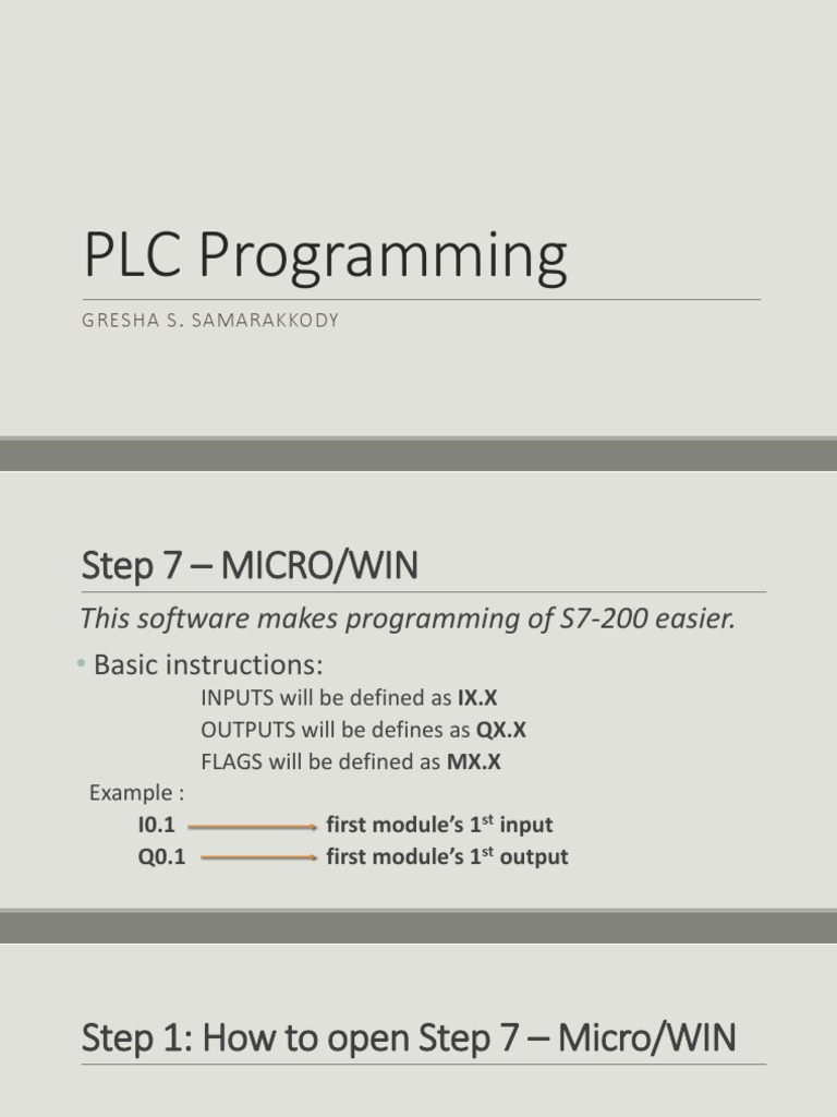 PLC Programming | Download Free PDF | Programmable Logic Controller | Timer