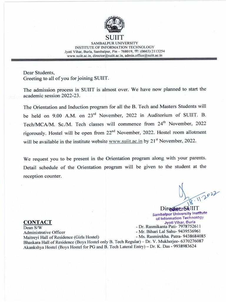 Orientation Program 2022 | PDF