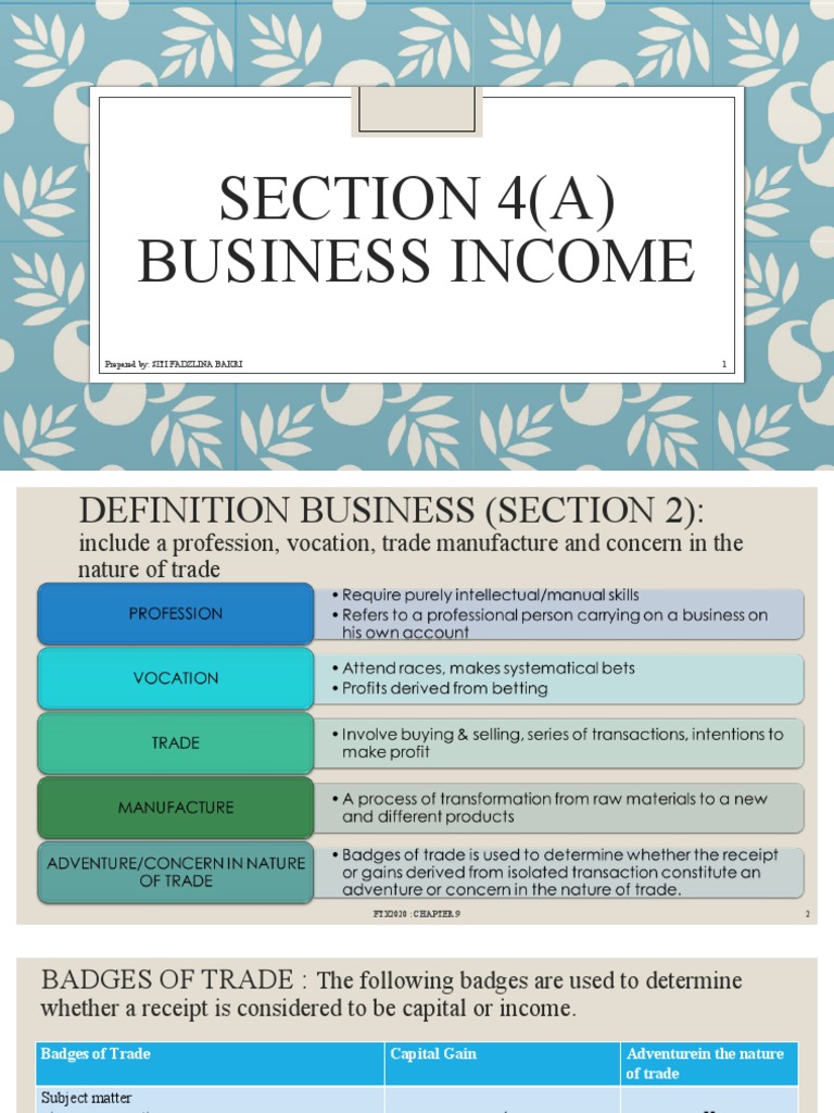 Understanding Gross Business Income | PDF | Income | Business