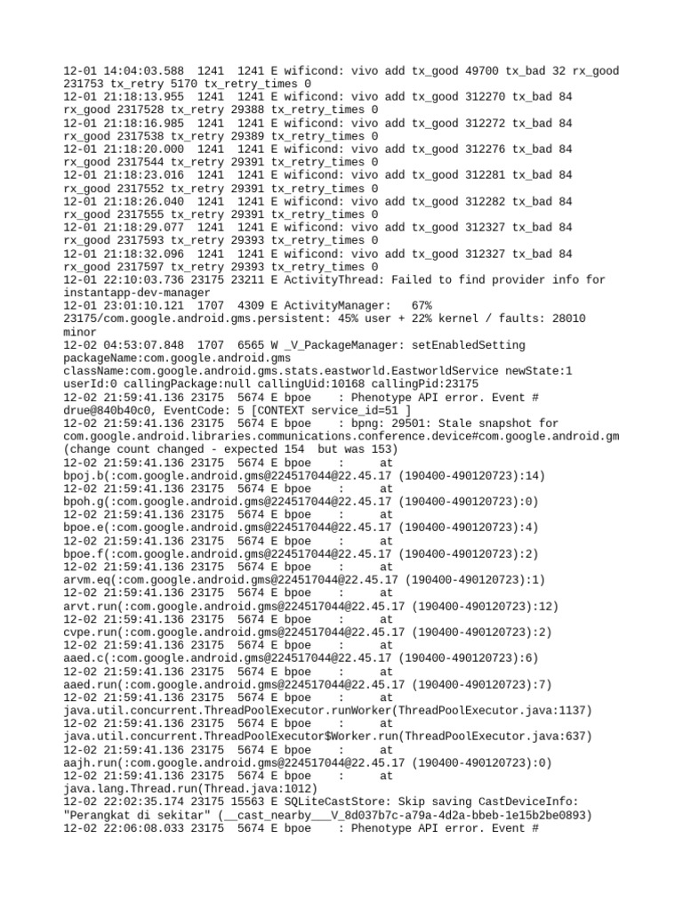 Log | PDF | Java (Programming Language) | Computing