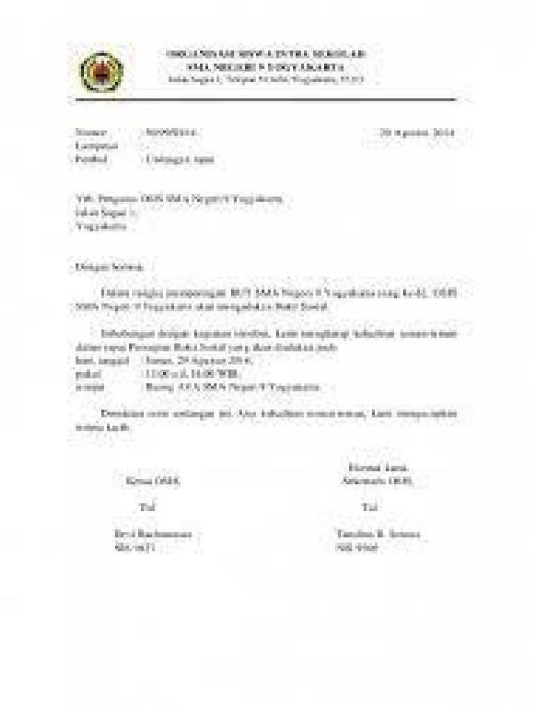 Surat Perjalanan Dinas | PDF