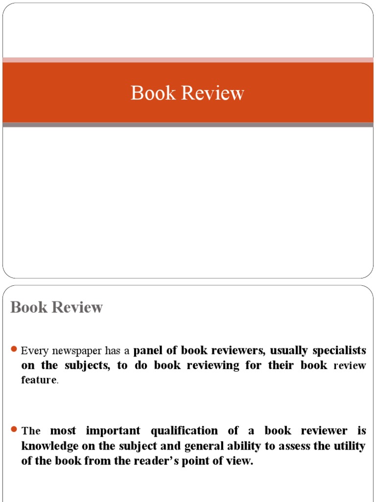 Effective Book Review Guidelines | PDF