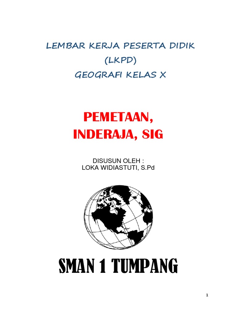 PEMETAAN, INDERAJA, DAN SIG | PDF