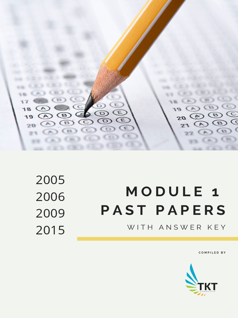 Module 1 Past Papers With Answer Key | PDF | Learning | Educational Assessment