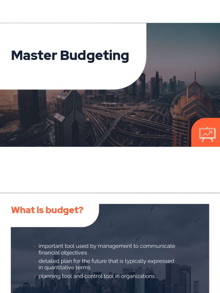 Master Budgeting Unit 6 | PDF