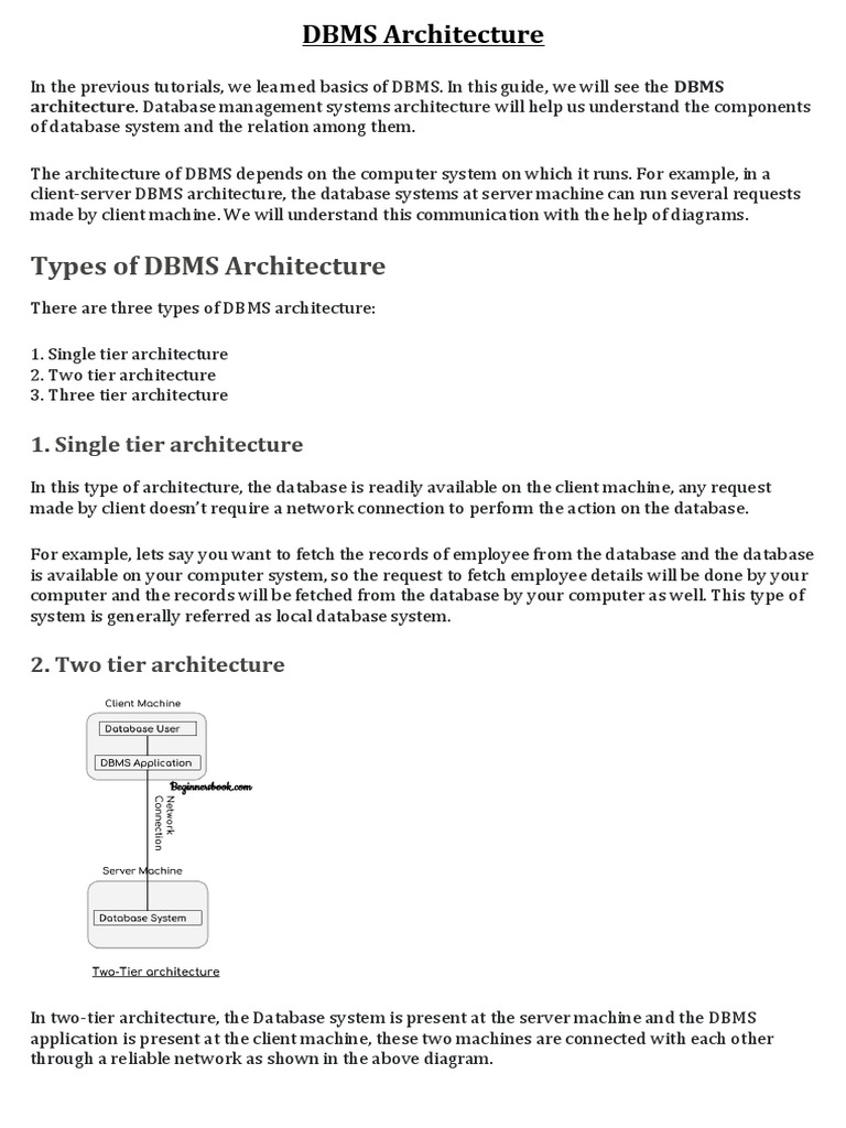 Dbms Architecture Pdf Databases Database Transaction