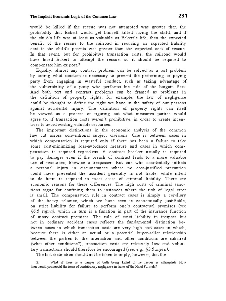 Economic Analysis of Law (Richard Posner) (Z-Lib - Org) (250-350) | PDF ...