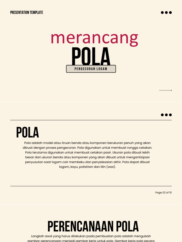Merancang Pola | PDF