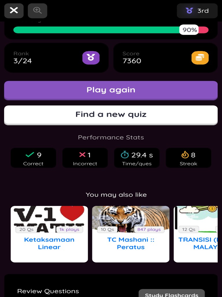 Summary - Quizizz | PDF