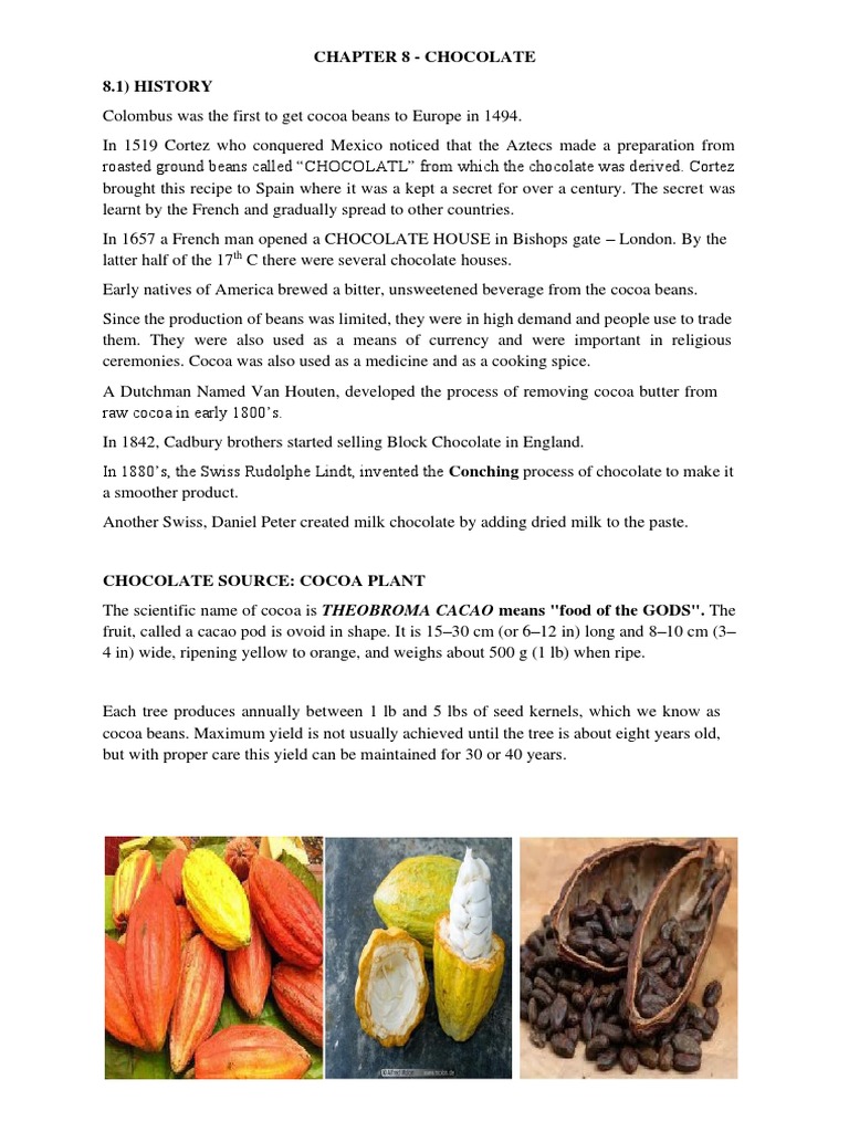 Chocolate | PDF | Chocolate | Types Of Chocolate