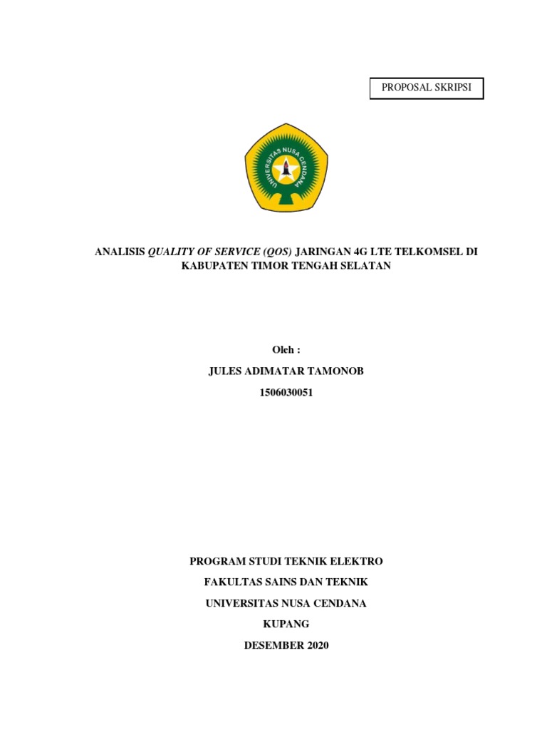 Analisis Quality of Service | PDF