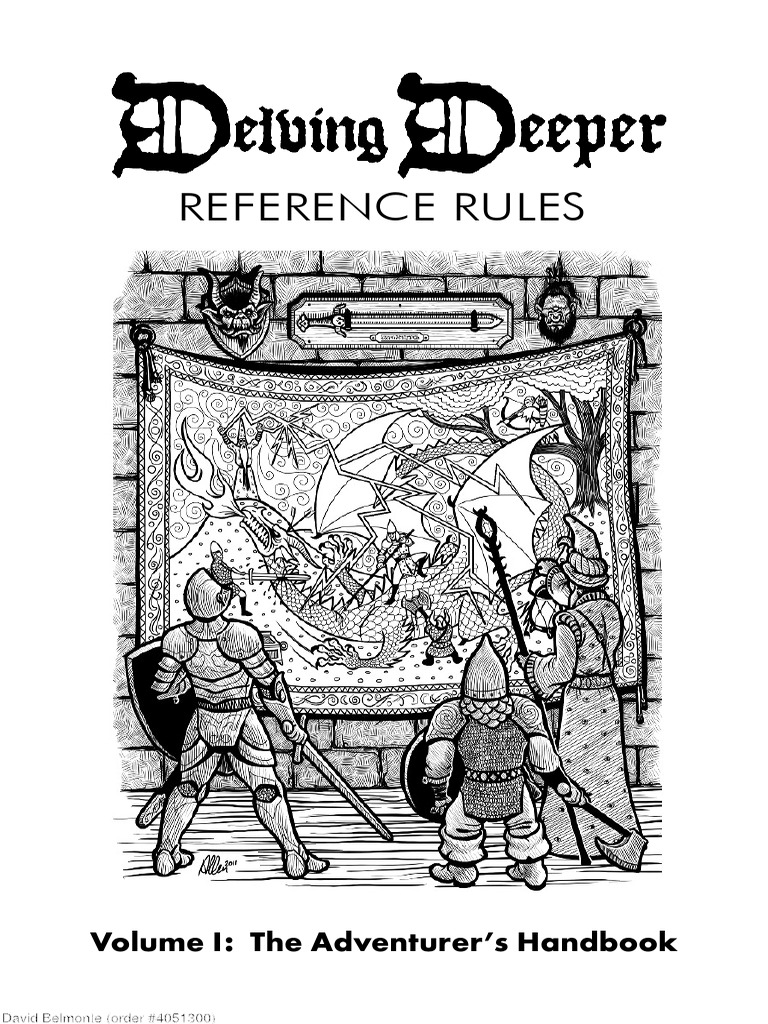 Delving Deeper The Adventurers Handbook | PDF | Dice | Role Playing Games
