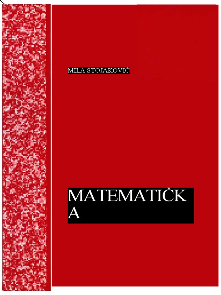 MILA STOJAKOVIĆ Matematička Analiza 2 EDITABLE | PDF
