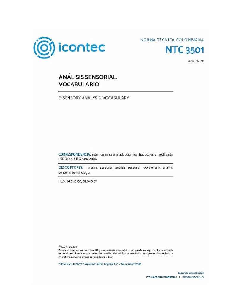 NTC 3501 e | PDF