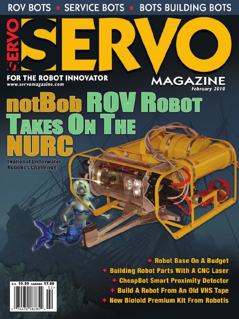 Servo Magazine - February 2010 | PDF | Robot | Robotics