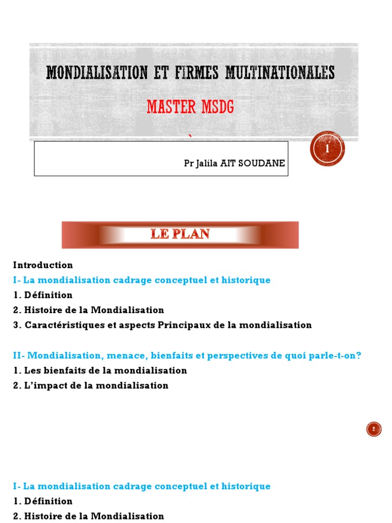 Mondialisation : enjeux et impacts globaux | PDF | Globalisation | Économie