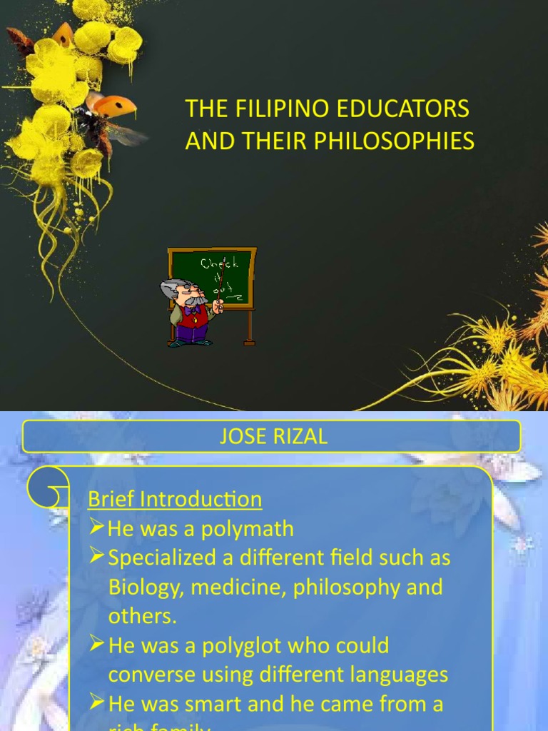Filipino Educators and Their Philosophies | PDF