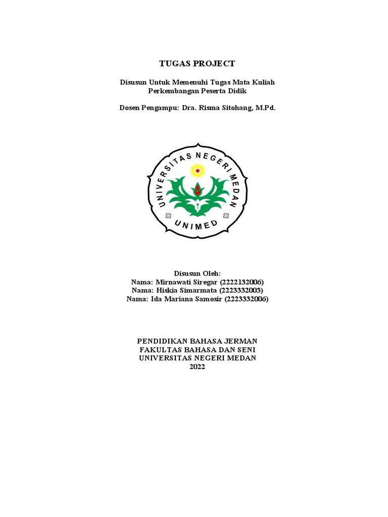 Tugas Project PPD | PDF | Karier & Perkembangan | Sains & Matematika