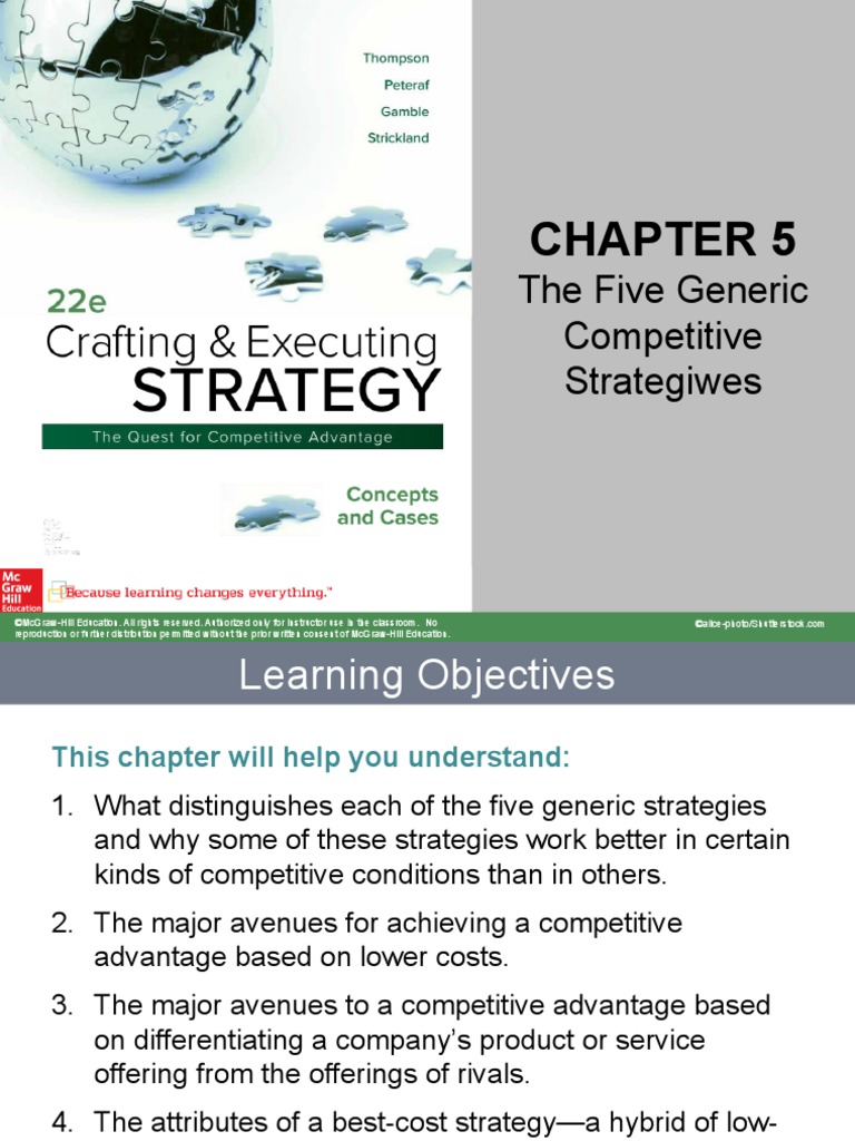 Thom22e Ch05 Final | PDF | Competitive Advantage | Strategic Management