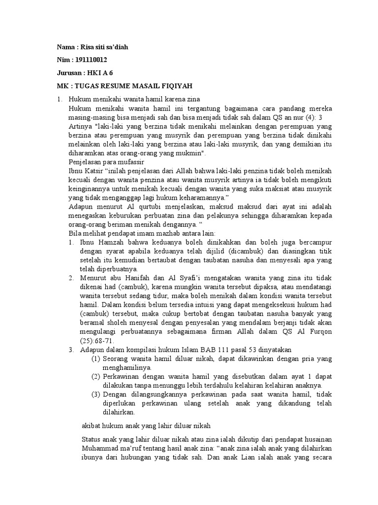 Masail Fiqiyah | PDF