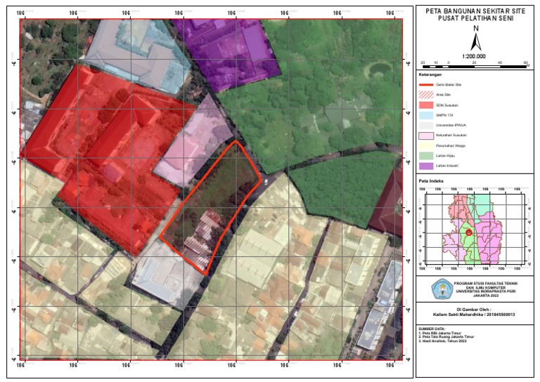 PETA BANGUNAN SEKITAR SITE - Compressed | PDF