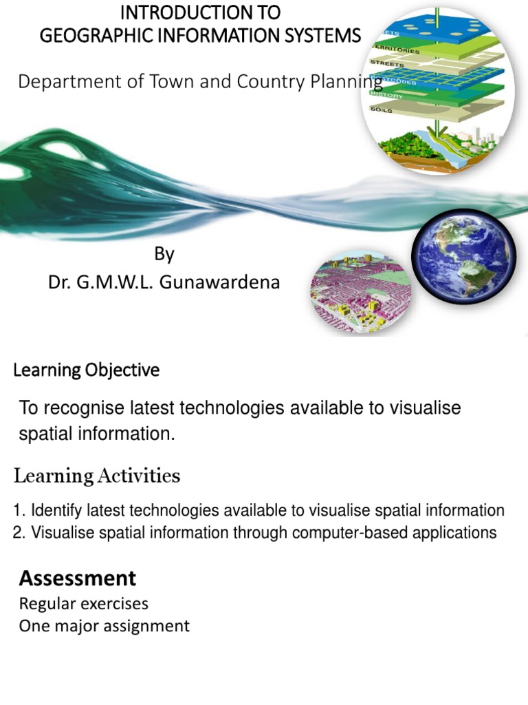 Lecture 01 - Introduction To Geographic Information Systems | PDF ...
