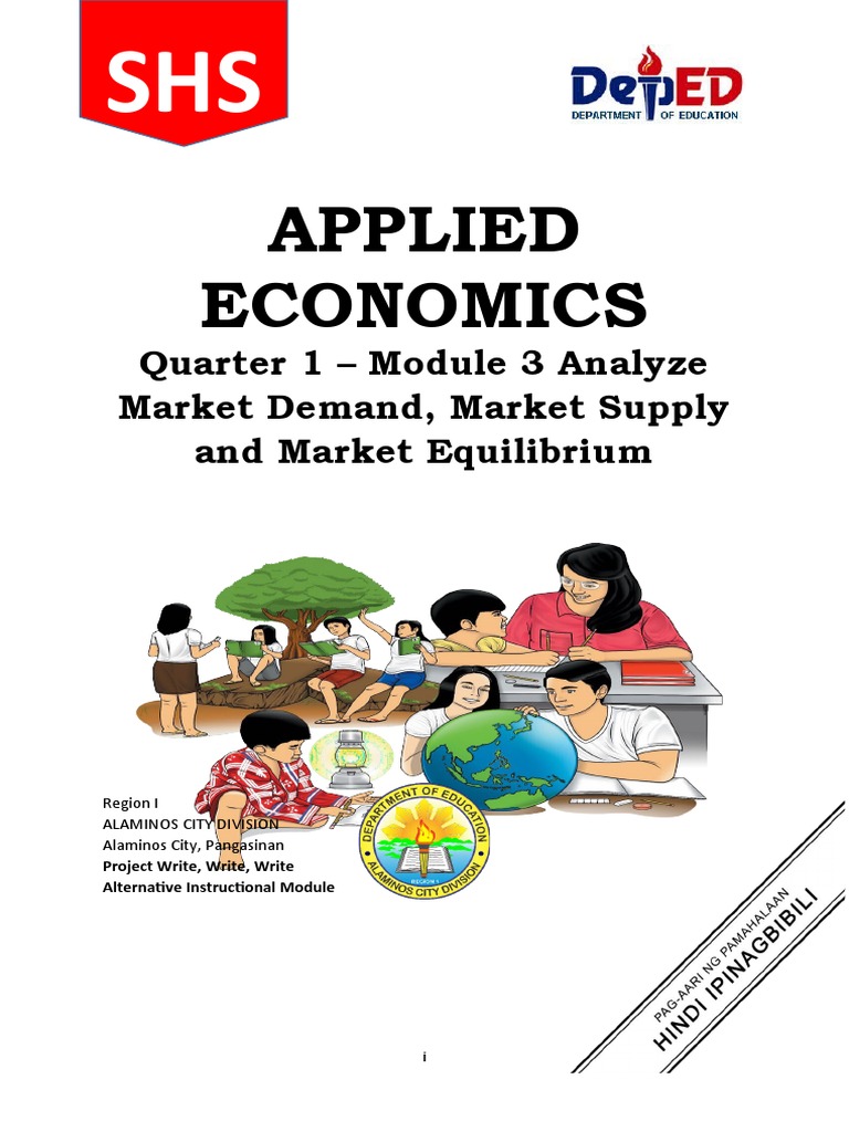 Applied Econ - QTR1 Module3 | PDF | Supply And Demand | Supply (Economics)