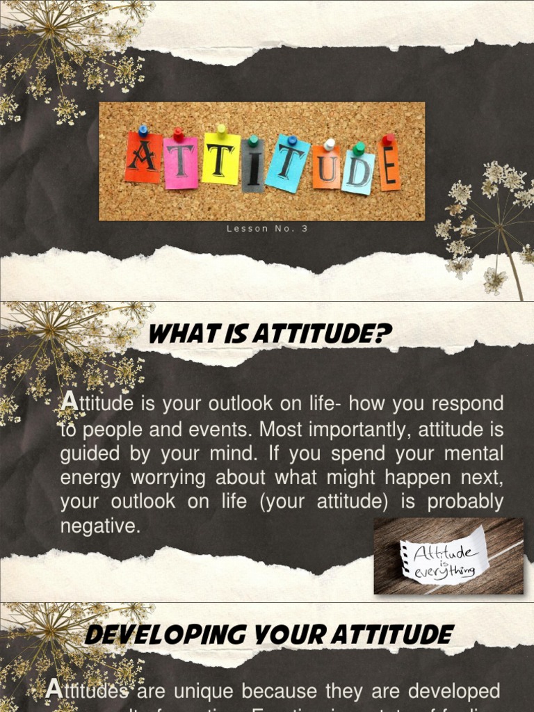 Attitude | PDF | Attitude (Psychology) | Feeling