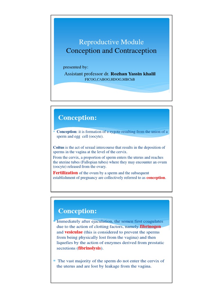 Contraception S7 B | PDF | Combined Oral Contraceptive Pill | Menstrual ...