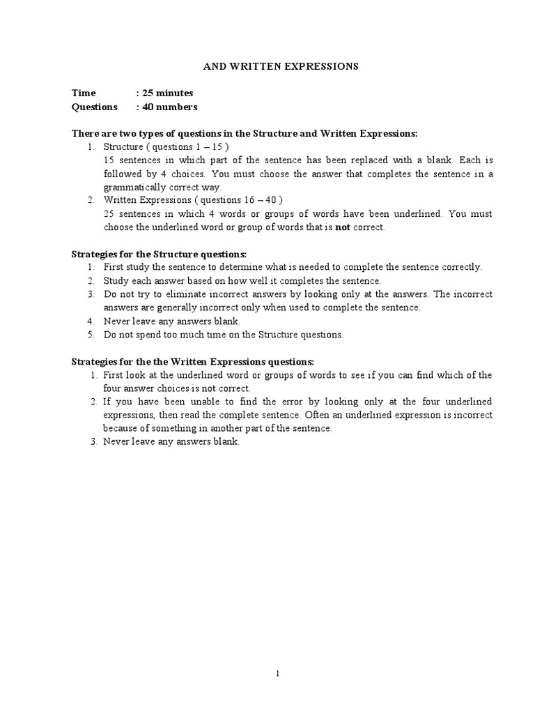 Structure 1 | PDF | Question | Verb