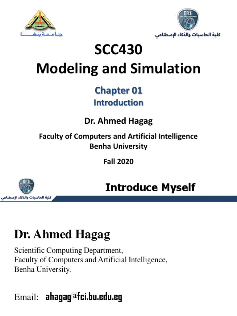 BU - FCAI - SCC430 - Modeling&Simulation - Ch01 2 | PDF | Computer Simulation | Conceptual Model