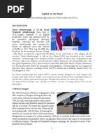 Attenborough's COP26 Message to Leaders | PDF | Climate Change ...