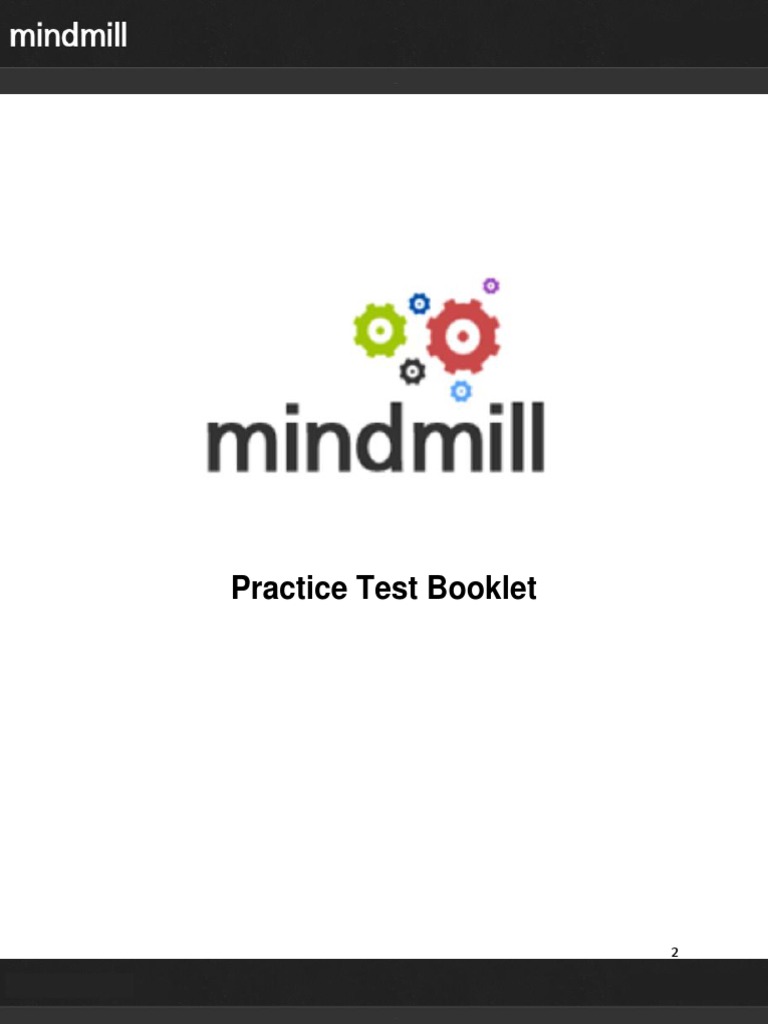Mindmill Psychometric Assessment | PDF | Reason | Cognitive Psychology